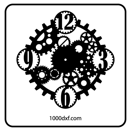 dxf Clocks 01 - 1000dxf