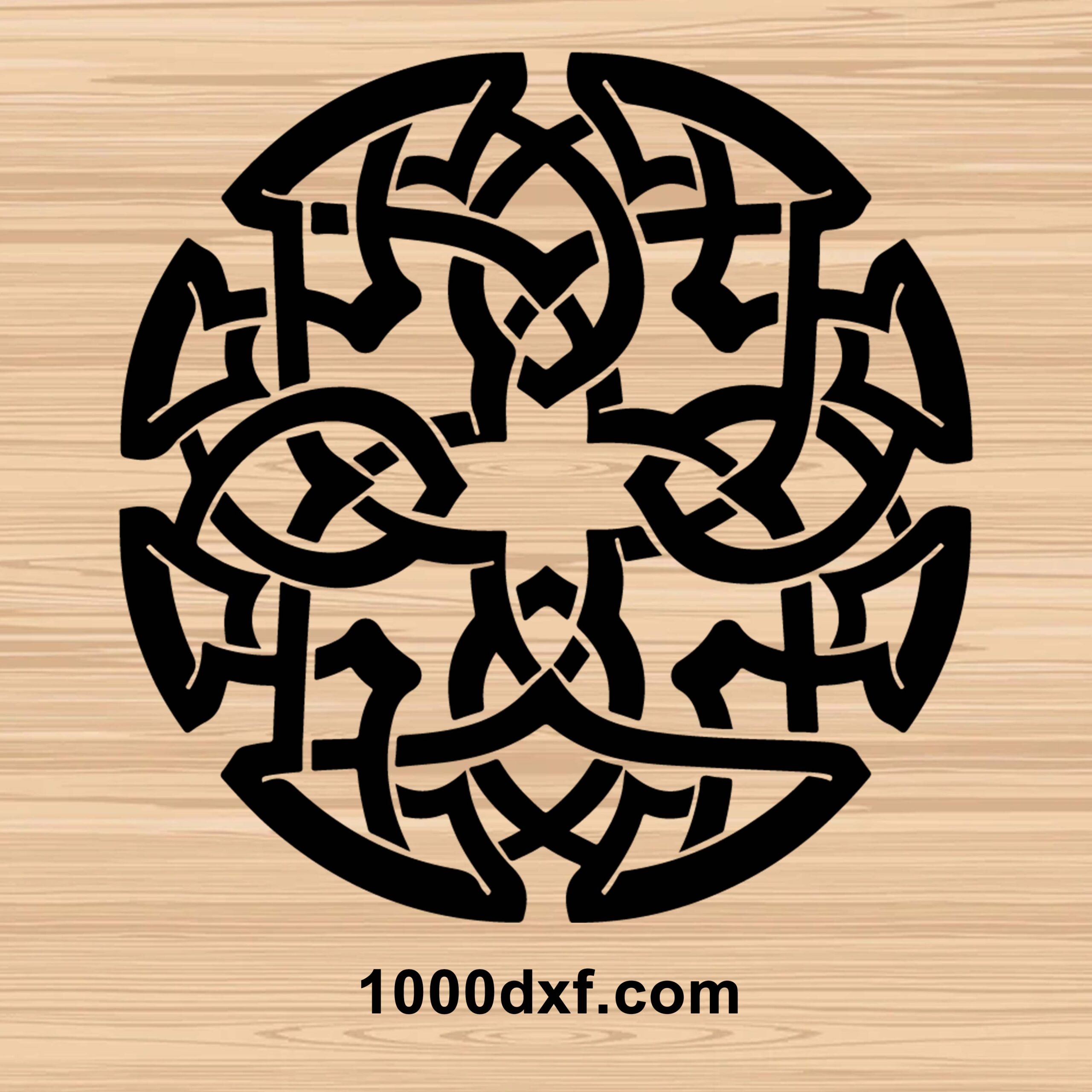 Mandala Wall Art DXF for Laser Cut - 1000dxf